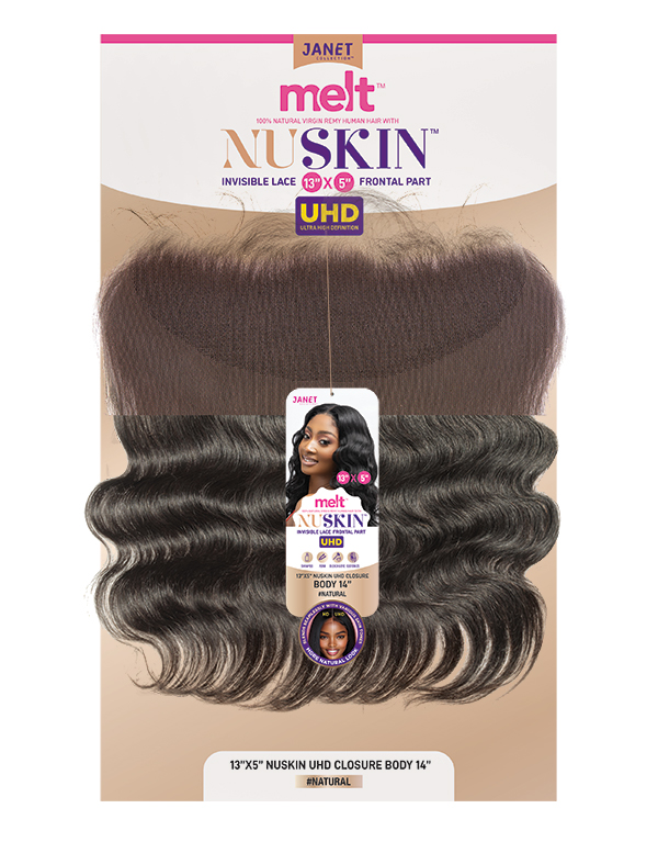 MELT 13X5 NUSKIN UHD LACE CLOSURE BODY 10" 12" 14" - Janetcollection.com